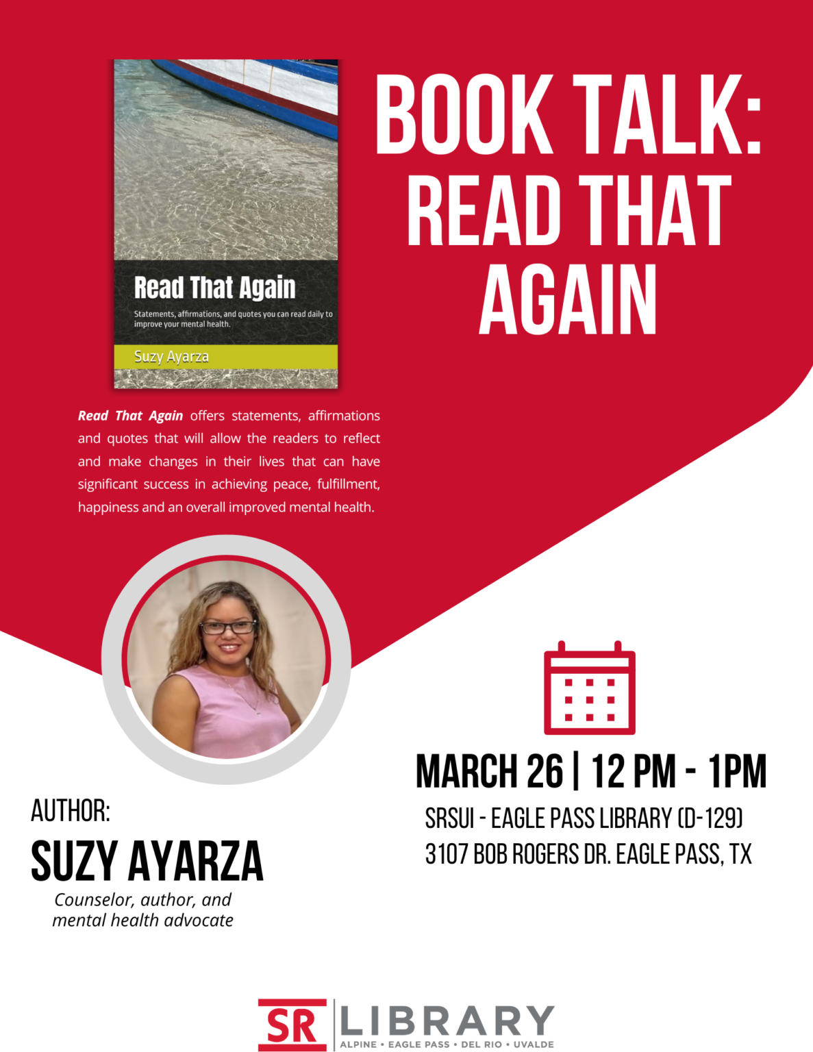 Event: Book Talk at Eagle Pass – SRSU Library & Archives